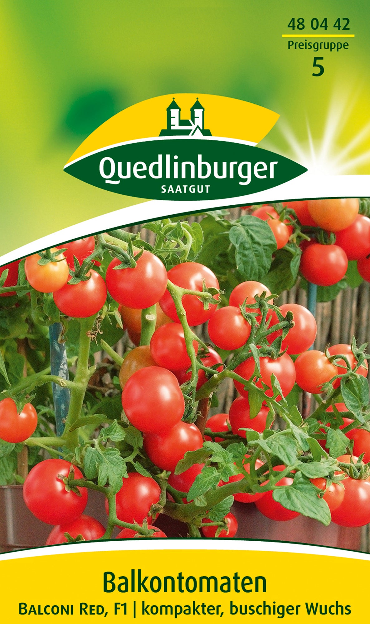 Gemüsesamen Balkontomaten Balconi Red von Quedlinburger SAATGUT | Deine ...